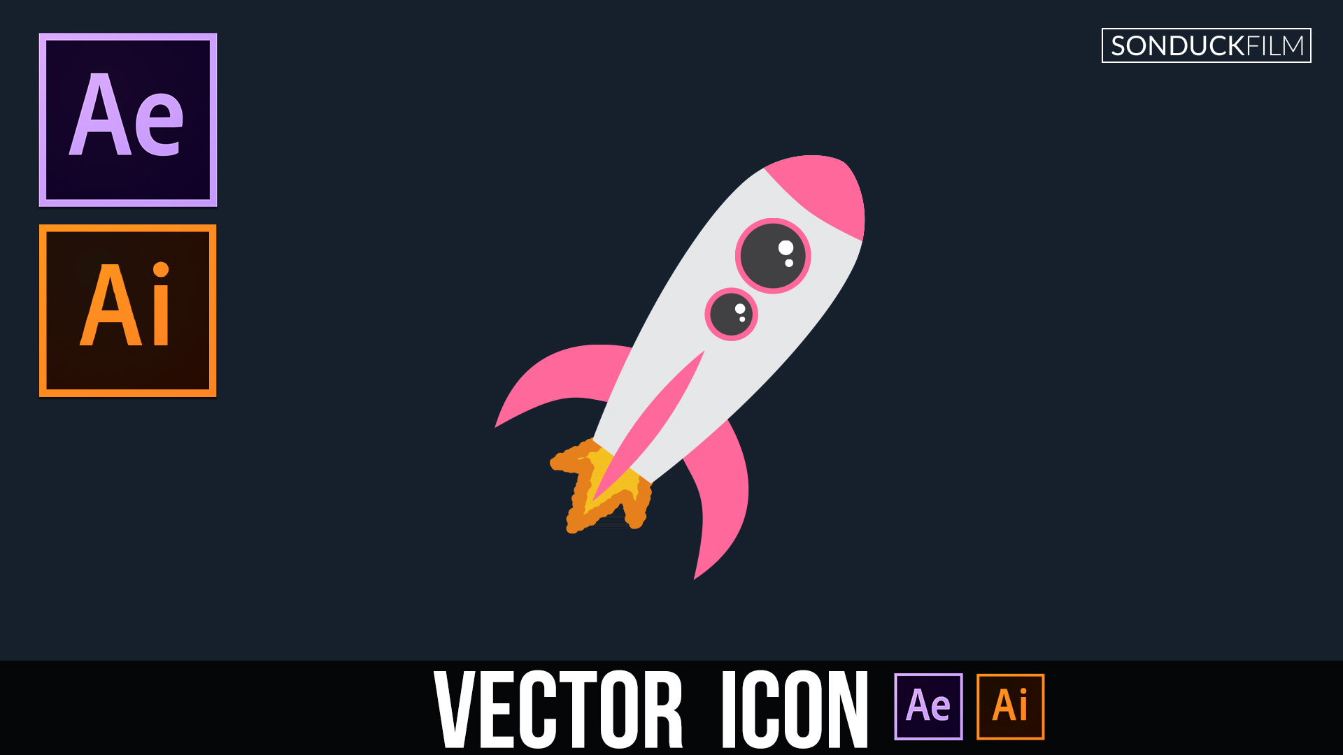 Illustrator To After Effects Vector Icon Animation Design SonduckFilm