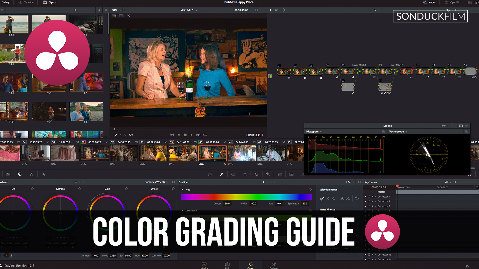 Davinci Resolve Cinematic Color Grading Gaiua