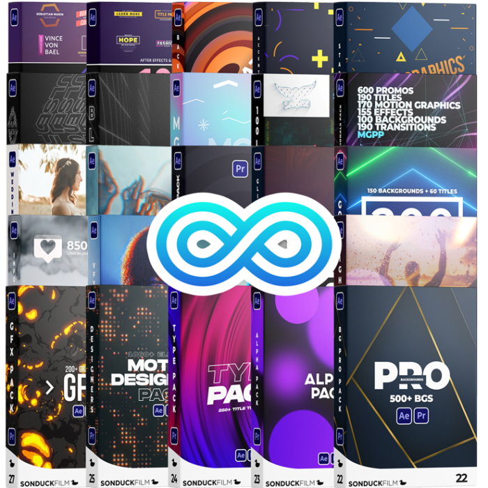 GFX Pack | 200+ Templates | After Effects & Premiere – SonduckFilm