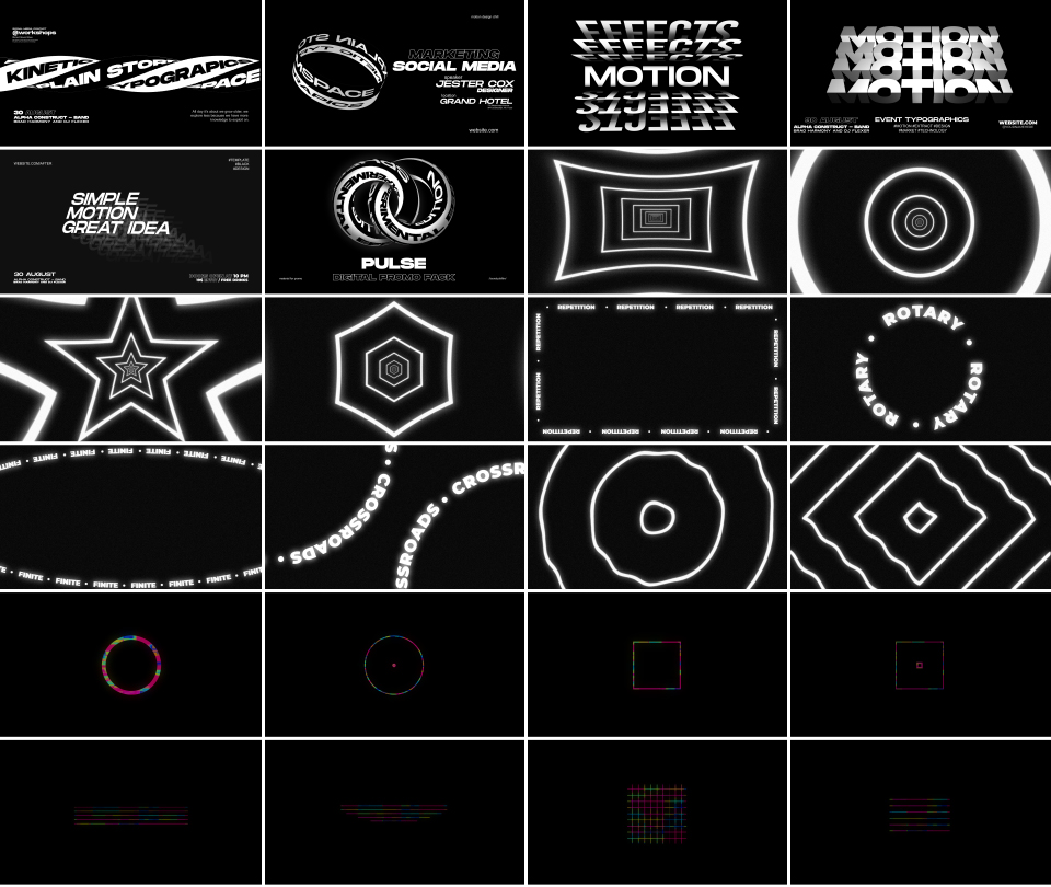 Duck Pack | 100 Free AE & PR Templates – SonduckFilm