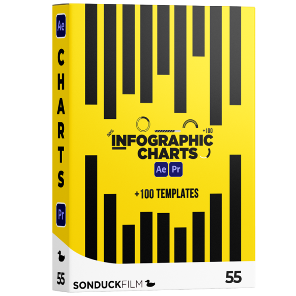Infographic Charts Pack | After Effects & Premiere Pro – SonduckFilm